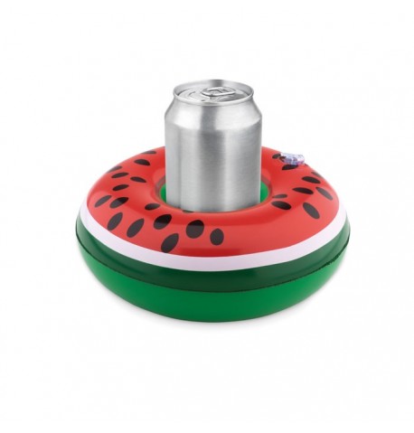Porte-canettes gonflable pastèque | Accessoire piscine original