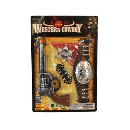 Kit Accessoire Cowboy Western - Déguisement Complet pour Fête à Thème