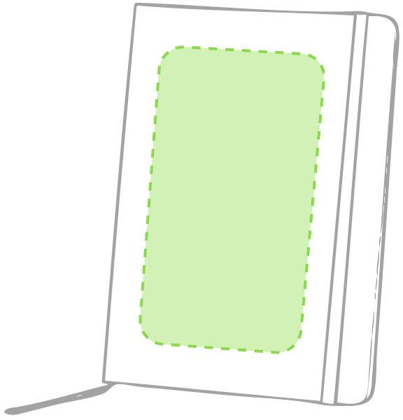 Bloc notes "Cilux" en similicuir